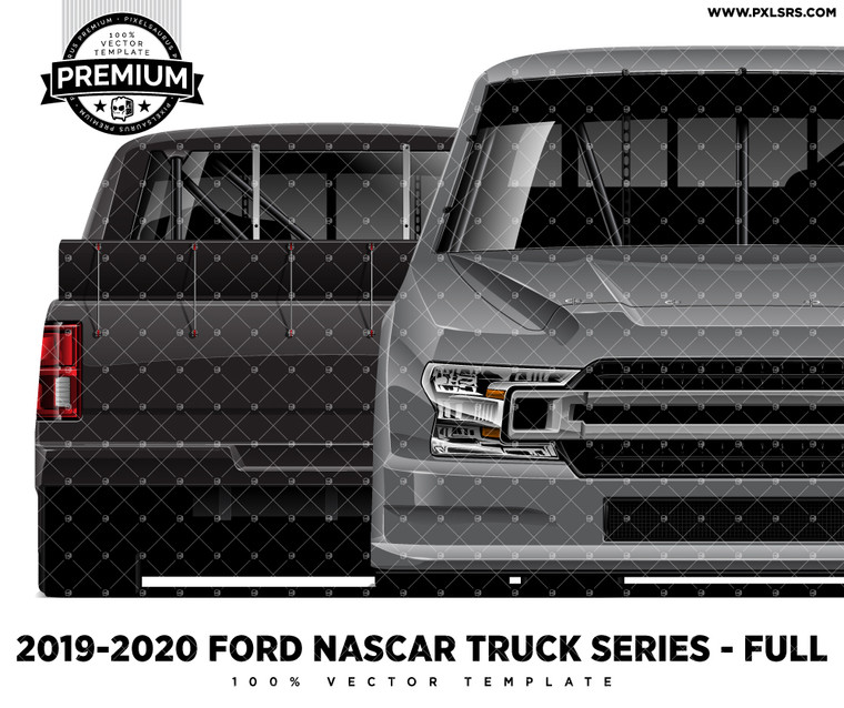 2019-20 Ford F-150 Nascar Truck Series - Full 'Premium' Side Vector ...
