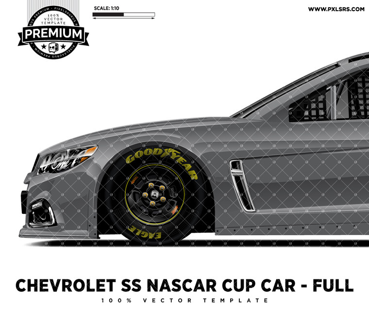 2015-2017 Chevrolet SS Nascar Cup Car (ARCA) - Full 'Premium' Vector ...