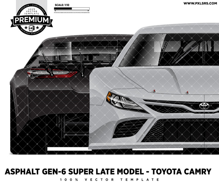 Toyota Camry - Asphalt Gen-6 Super Late Model - Full 'Premium' Vector ...
