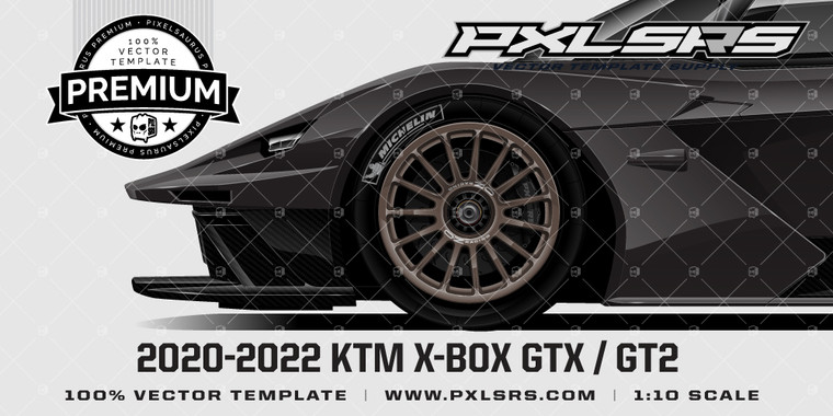 Copy of 2020-2022 KTM X-BOX GTX/GT2 - Side 'Premium' Vector Template