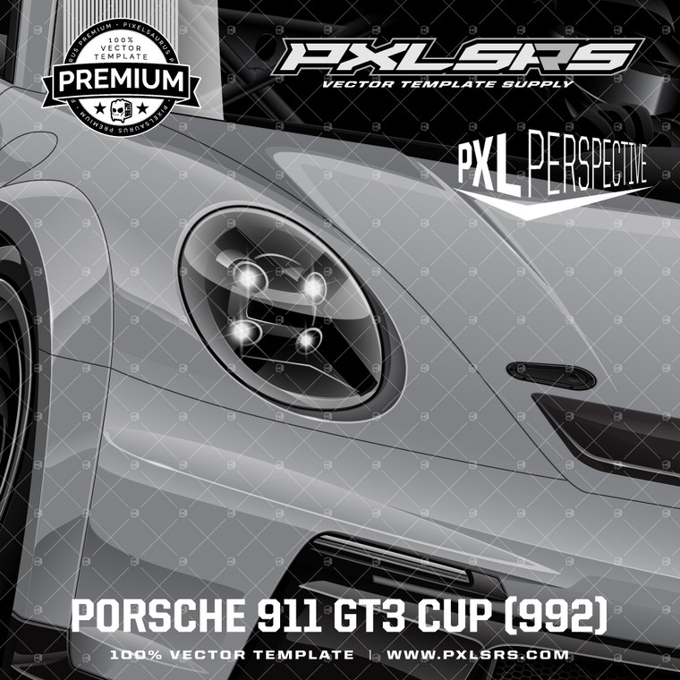 2022 Porsche 911 GT3 Cup (992) 'Premium Perspective' 100% Vector ...