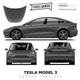 Tesla Model 3 Vector Template - Pixelsaurus