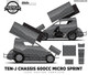 Ten-J Chassis 600c Micro Sprint 'Premium' Vector Template