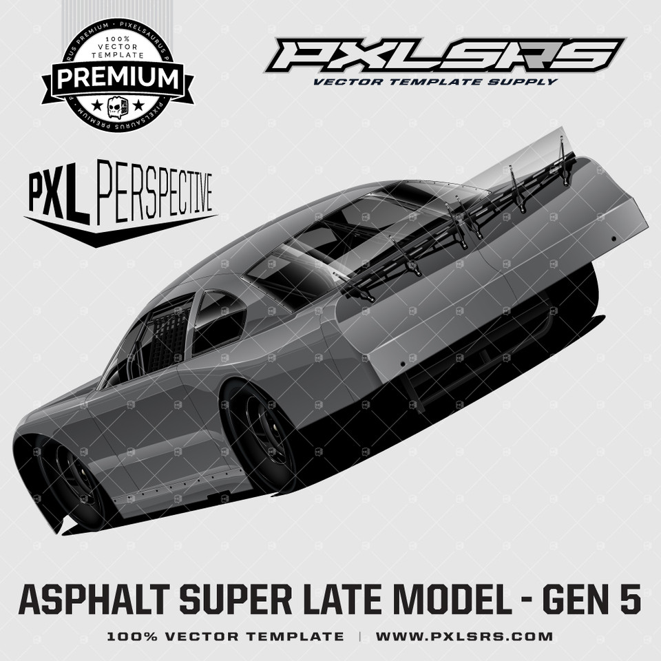 ASPHALT SUPER LATE MODEL - GEN 5 'Premium Perspective #3' 100% Vector ...