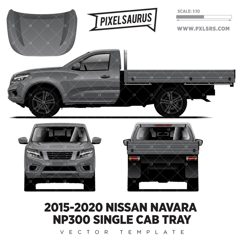 2015-2020 Nissan Navara NP300/D23 (Frontier) Single Cab Tray Back ...