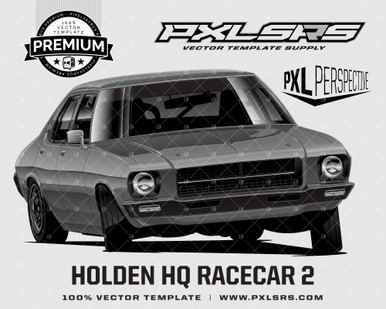 Ford FG Falcon Dirt Sedan Front 3/4 'Premium Perspective' 100% Vector ...