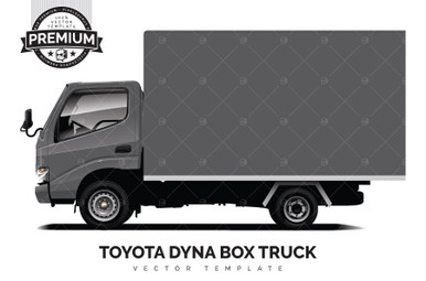 Toyota Dyna / Hino Dutro Box Body Truck 'Premium' - Pixelsaurus