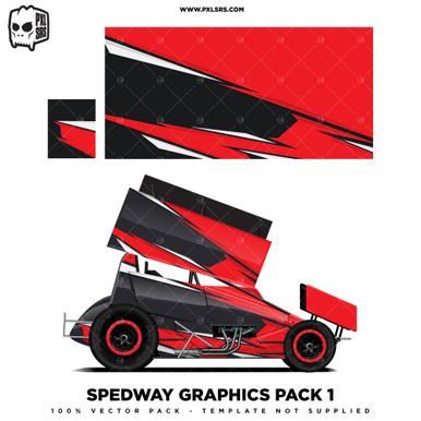 Speedway Graphic Base 1 - Pixelsaurus