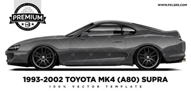 1993-2002 TOYOTA MK4 (A80) SUPRA 'Premium' - Pixelsaurus