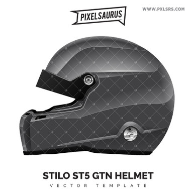 Stilo ST5 GTN Helmet - Vector Template - Pixelsaurus