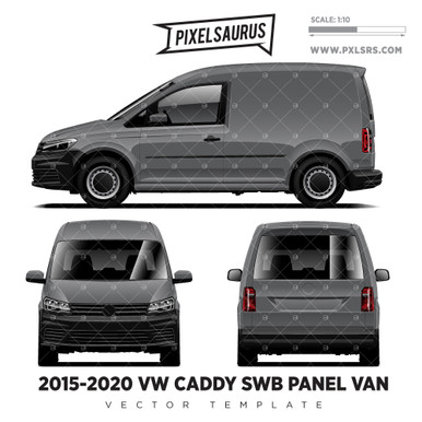 2015-2020 Volkswagen Caddy SWB Panel/Delivery 'Vector' Template ...