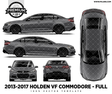 2013-2017 Holden VF Commodore / Chevrolet SS - FULL 'PREMIUM' Template ...