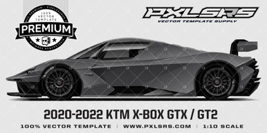 Copy of 2020-2022 KTM X-BOX GTX/GT2 - Side 'Premium' Vector Template