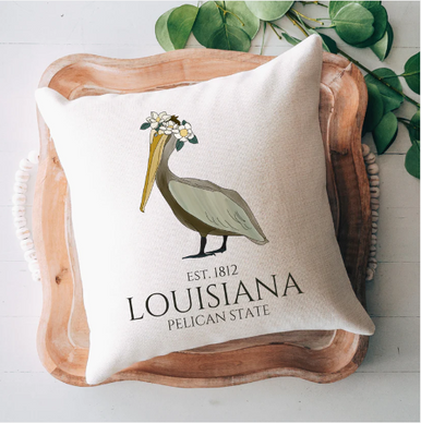 Pelican State Pillow - Louisiana Lagniappe Foods