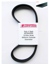 Poly V Micro Belt 8 Ribs Wide x 660MM OD 8PJ660MM
