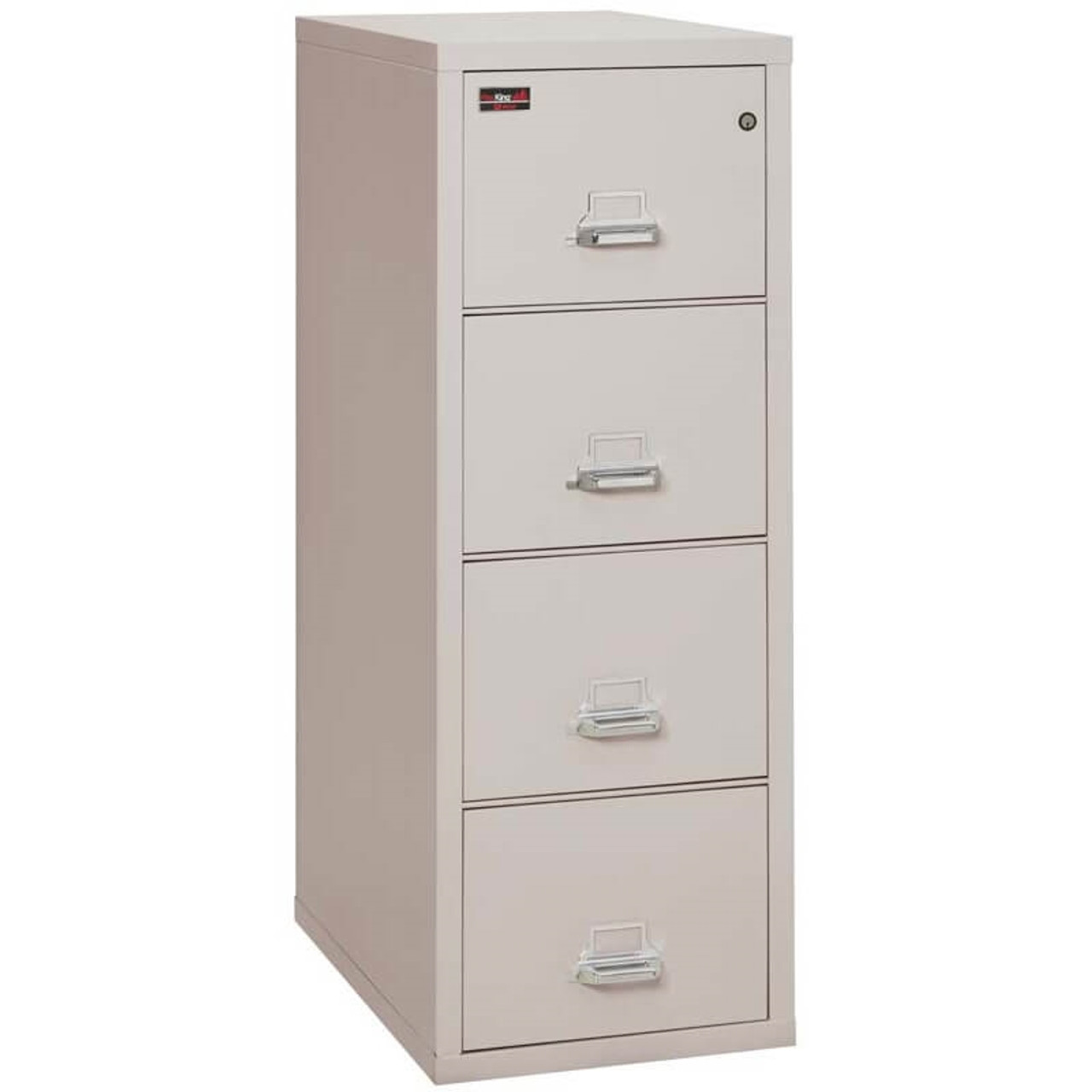 FireKing 4 Drawer Letter File Cabinet 31 Deep 2 Hour Fire Rated Protection