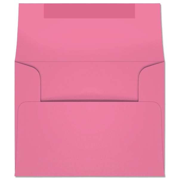 A2 Announcement Envelopes (4-3/8 x 5-3/4) 24lb Pink 500/Box