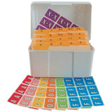 Barkley ABKM Alpha Labels, 1 x 1-1/2, 2034 Label Set w/ Storage Box