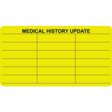 Medical History Update Medical Chart Labels, 1-3/4" x 3-1/4", 250/Roll