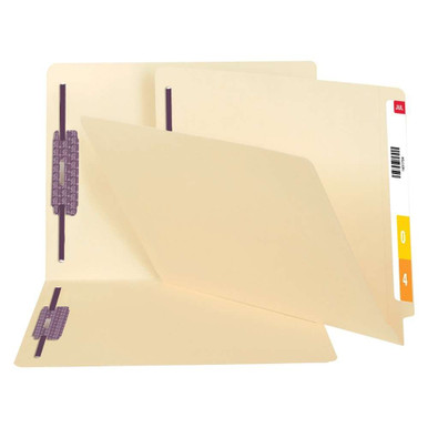 Smead End Tab Folder, 2-Ply Tab, 2 Fasteners, Letter, Manila (34117)