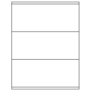 Sheet Labels, 3-1/2" x 8-1/2", White, Inkjet/Laser Compatible, 100 ...