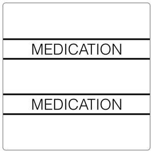 Medical Patient Index Tab 'Medication' 1.5-In. W, 102/Pack