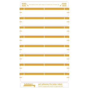 File Folder Name Labels, Tan, 248/Pack | Tabbies 59441 | Filing.com