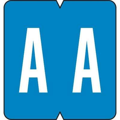 GBS/VRE Alpha Labels, 8848-Series, Letter A, Blue, 200/Pack (61321)