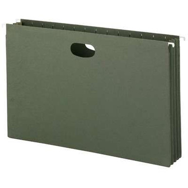 Smead Expandable Hanging Folders - Legal Size, Green, 10/Box