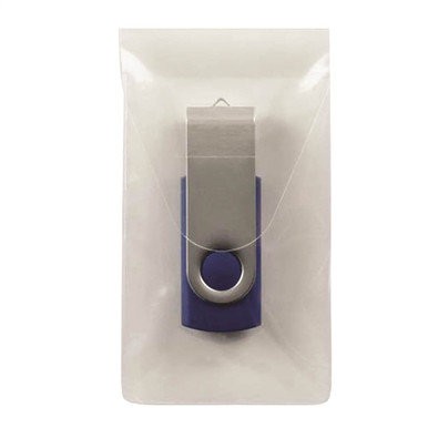 Smead USB Flash Drive Pockets, Self-Adhesive, 6/Pack (68150)