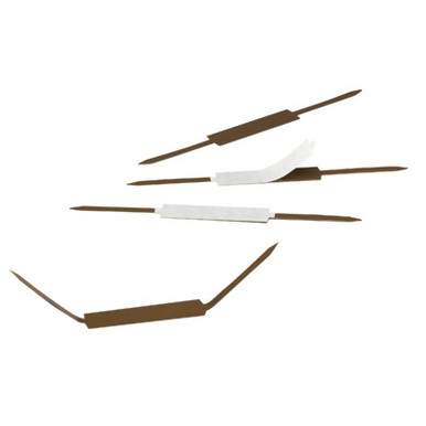 Self-Adhesive Fasteners - 2" Capacity, Brown, 100/Box | Filing.com