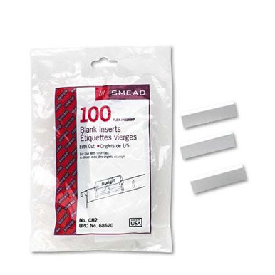 Smead Hanging File Folder Tab Inserts - 1/5-Cut, 100/Pack