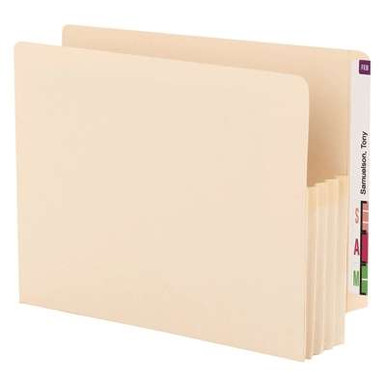 Smead End Tab File Pocket Reinforced Straight-Cut Tab 3-1/2-inch (75124)