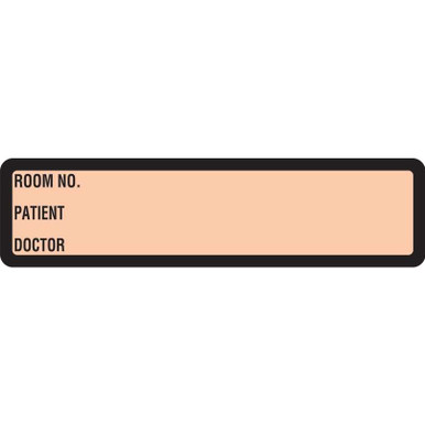 Binder Spine Labels, Blank, Peach, 1-3/8" x 5-3/8", 200/Roll | Filing.com