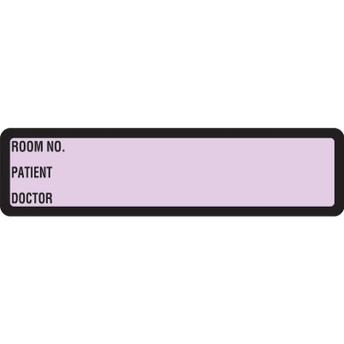 Patient Binder Spine Labels, Lavender, 1-3/8" x 5-3/8", 200/Roll ...