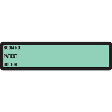 Patient Binder Spine Labels, Mint, 1-3/8" x 5-3/8", 200/Roll | Filing.com