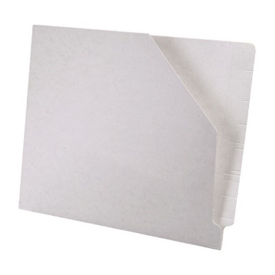 Diagonal Pocket Folders, Letter Size, White, 100/Box (S-09044-WHT)