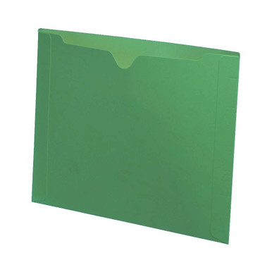 Colored File Jackets, Letter Size, Dental Style, 11pt Green, 50/Box (S ...