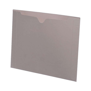 Colored File Jackets, Letter Size, Dental Style, 11pt Gray, 50/Box (S ...