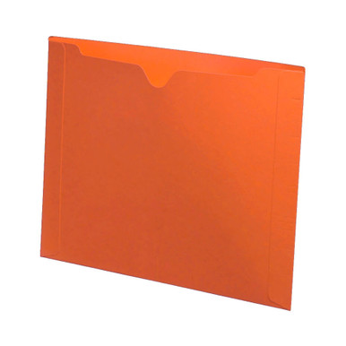 Colored File Jackets, Letter Size, Dental Style, 11pt Orange, 50/Box (S ...