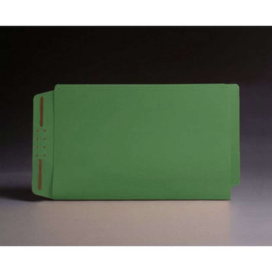 Court Case Binders, End Tab, Legal Size, Green, 50/Box (S-09341-GRN)