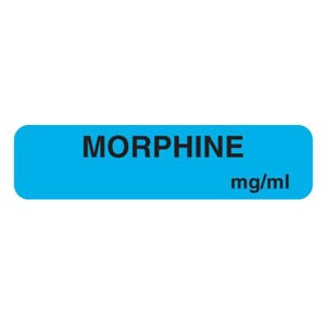 Veterinary Syringe Label for Controlled Substances, 5/16 x 1-1/4, 760/Roll