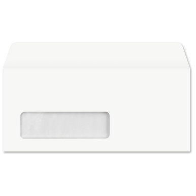 #10 Window Envelopes (4 1/8 x 9 1/2) 24lb White, Side Seam, Digi-Clear ...