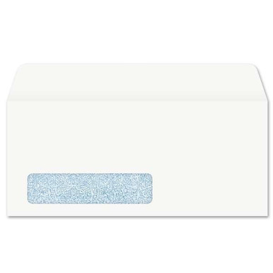 #10 Side Seam Window Envelopes (4 1/8 x 9 1/2) 24lb White, Blue Tint ...