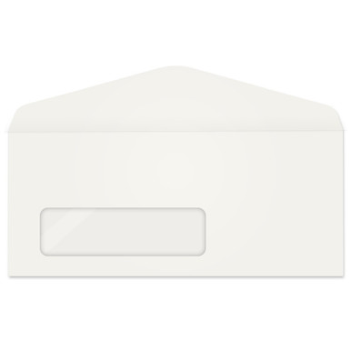 #9 Window Envelopes (4 1/8 x 9 1/2) 24lb White Wove 500/BX (W3100)