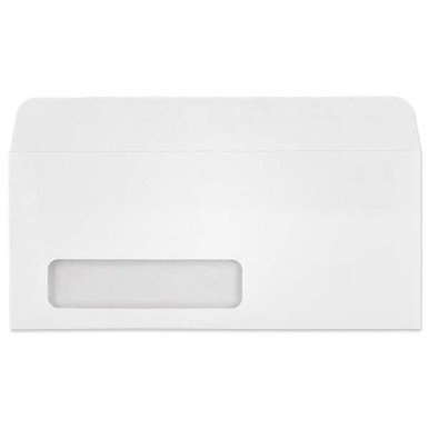 #10 Side Seam Window Envelopes (4 1/8 x 9 1/2) 24lb White, Pres-Stik ...