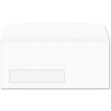 #10 Side Seam Window Envelopes (4 1/8 x 9 1/2) 24lb White, Embossed ...