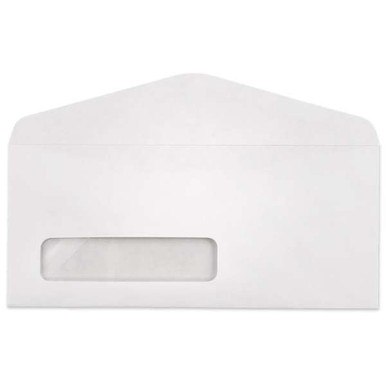 #10 Window Envelopes (4 1/8 x 9 1/2) 24lb White, Window B, 500/Box