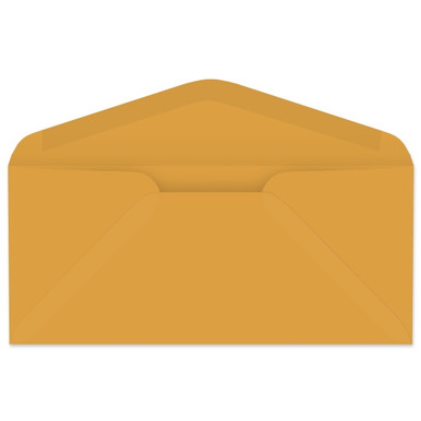 #11 Envelopes (4 1/2 x 10 3/8) 24lb Kraft, 500/Box