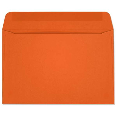 Orange Starburst 6 x 9 Booklet Envelopes – FSC Certified, Recycled